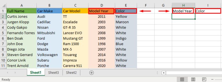 How to Transfer Data From One Excel Worksheet to Another