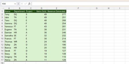 How to Unsort Data in Excel Back to Original