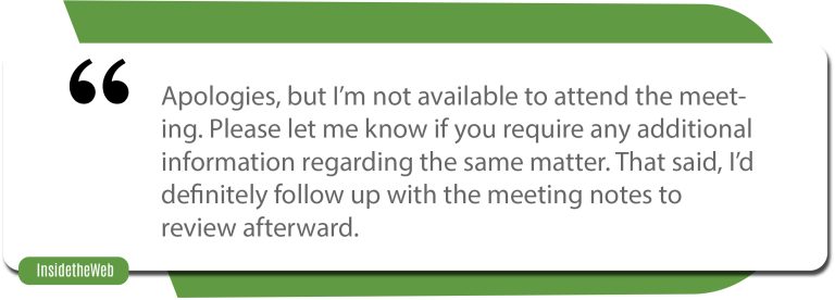 15 Ways to Politely Decline a Meeting (With Examples)