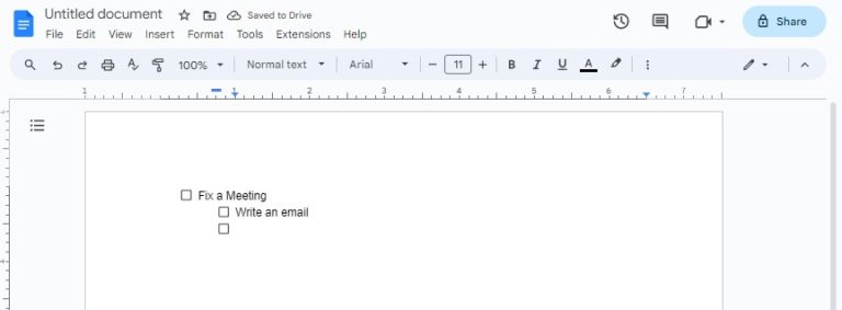 How to Make a Checklist in Google Docs