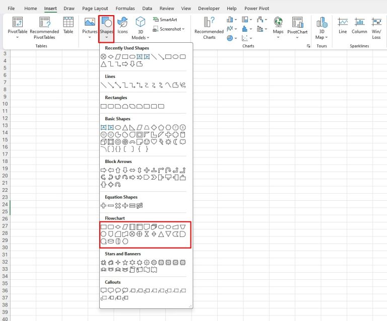 Flowchart In Excel A Complete Guide 5744