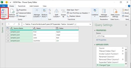 How to Import JSON Into Excel