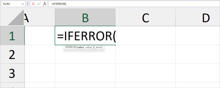 ISERROR Function in Excel - How to Use It