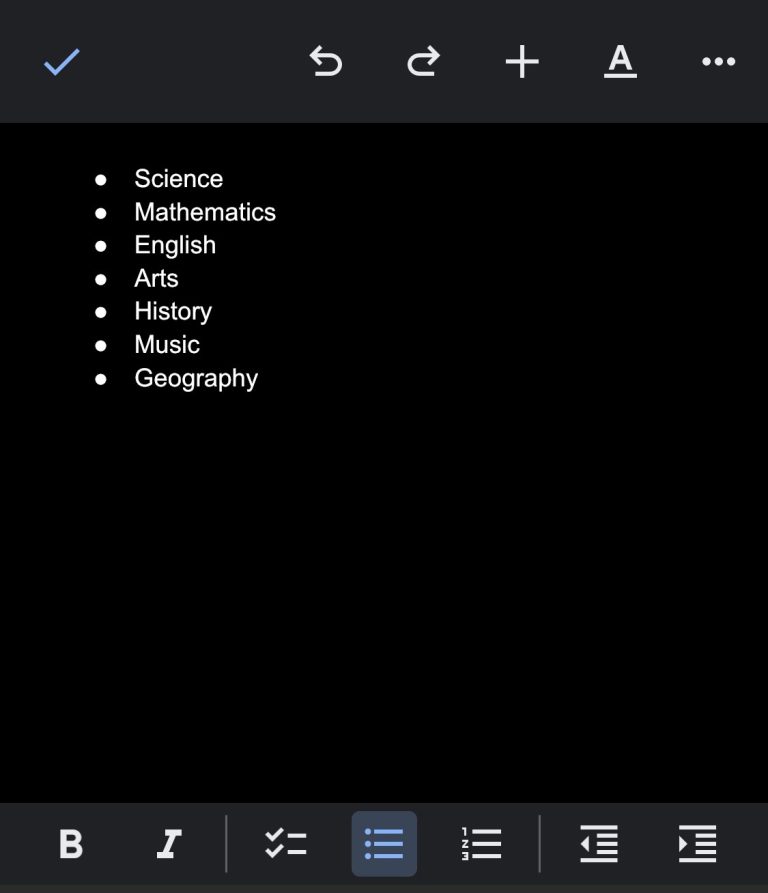 Bullet Points in Google Docs - How to Use them Properly