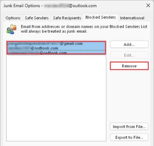 How to Unblock Senders in Outlook
