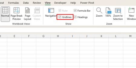 Grid Lines Not Showing - 7 Ways to Fix It