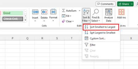 How to Unsort Data in Excel Back to Original