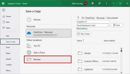 How to Duplicate an Excel File