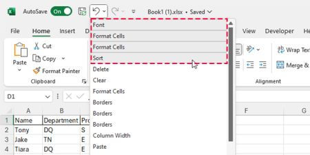 How to Unsort Data in Excel Back to Original