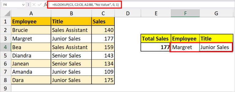 How to Use XLOOKUP in Excel