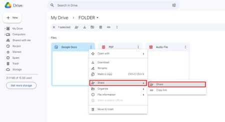How to Share Google Drive Link Without Access