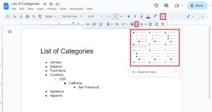 Bullet Points in Google Docs - How to Use them Properly