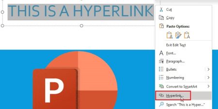 How to Insert Hyperlink in PowerPoint