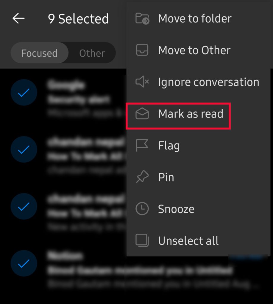 How to Mark All Emails as Read