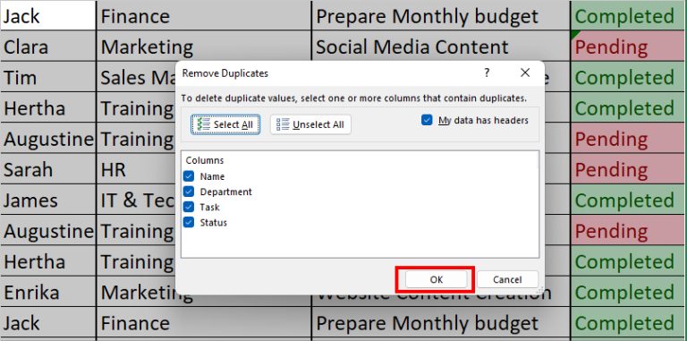 How To De Duplicate In Excel