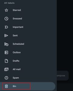 How to Search Trash in Gmail