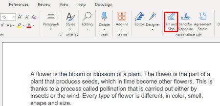 How to Add Signature in Word