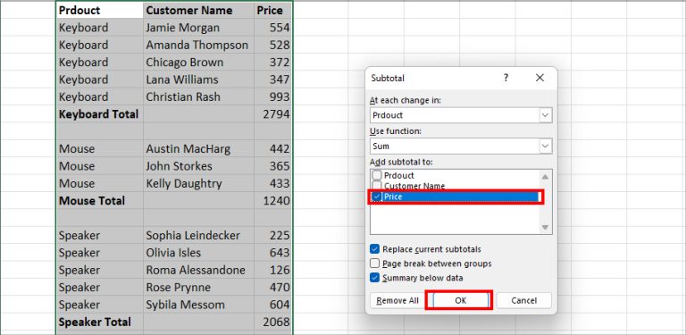 How to Group Cells in Excel