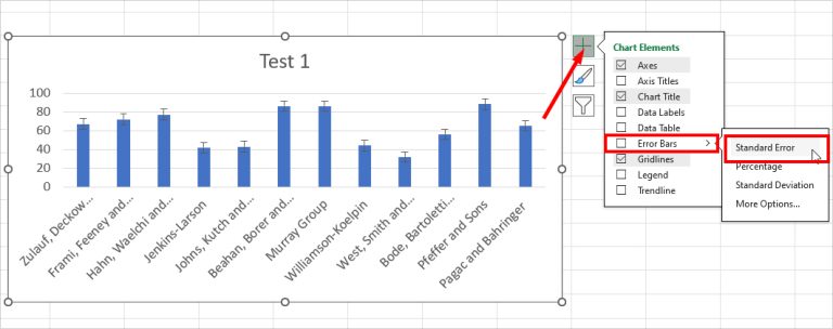 How to Calculate Standard Error in Excel