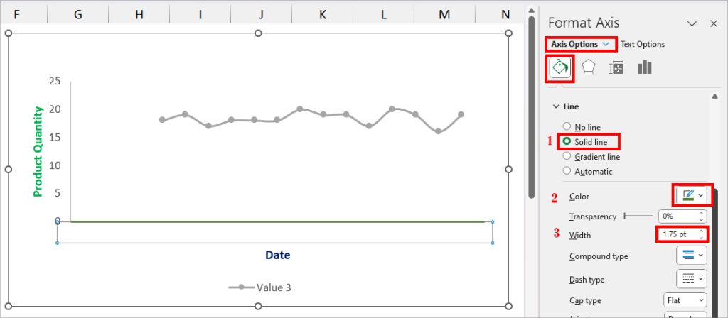 How to Add a 3 axis Chart in Excel (Step-By-Step Guide)