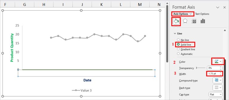 How to Add a 3 axis Chart in Excel (Step-By-Step Guide)