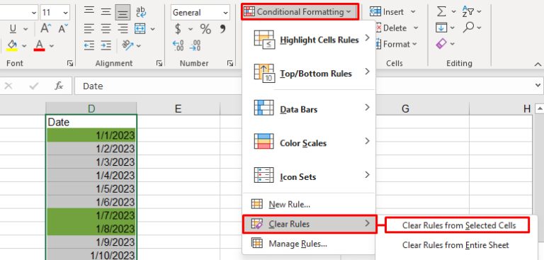 How to Apply Conditional Formatting Based on a Date