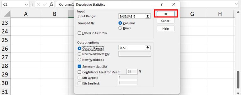 How to Calculate Standard Error in Excel