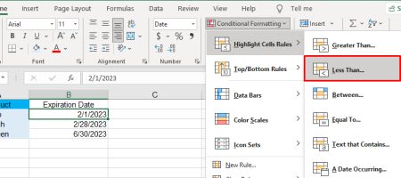 How to Apply Conditional Formatting Based on a Date
