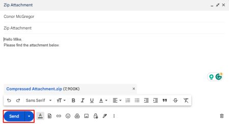 How to Create and Send Zip Files in Gmail