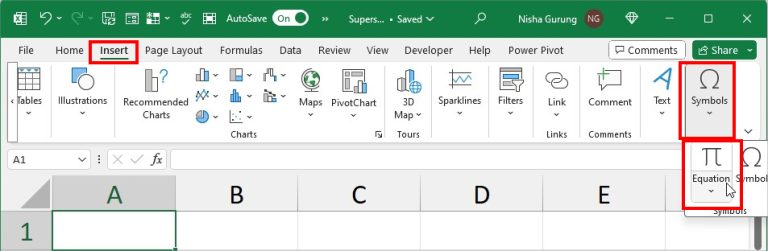 How to Add a Superscript in Excel