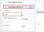 How to Delete Calendar in Outlook