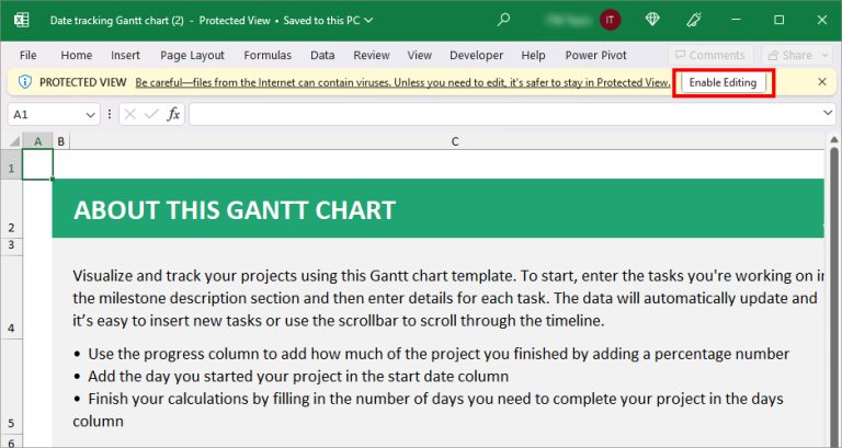 How to Make a Gantt Chart in Excel