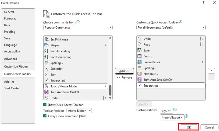 How to Add a Superscript in Excel