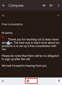 How to Insert a Tab in Gmail