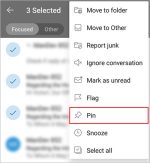 How to Pin Email in Outlook