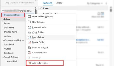 How to Pin Email in Outlook