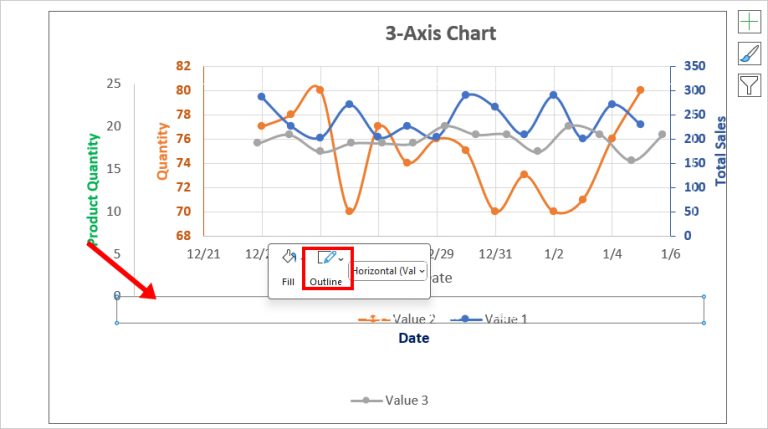 How To Add A 3 Axis Chart In Excel (step-by-step Guide)