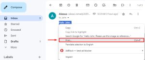 How to Print an Email in Gmail