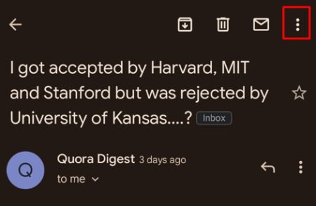 How to Print an Email in Gmail