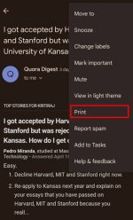 How to Print an Email in Gmail