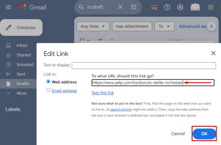 How to Add a Link in Gmail