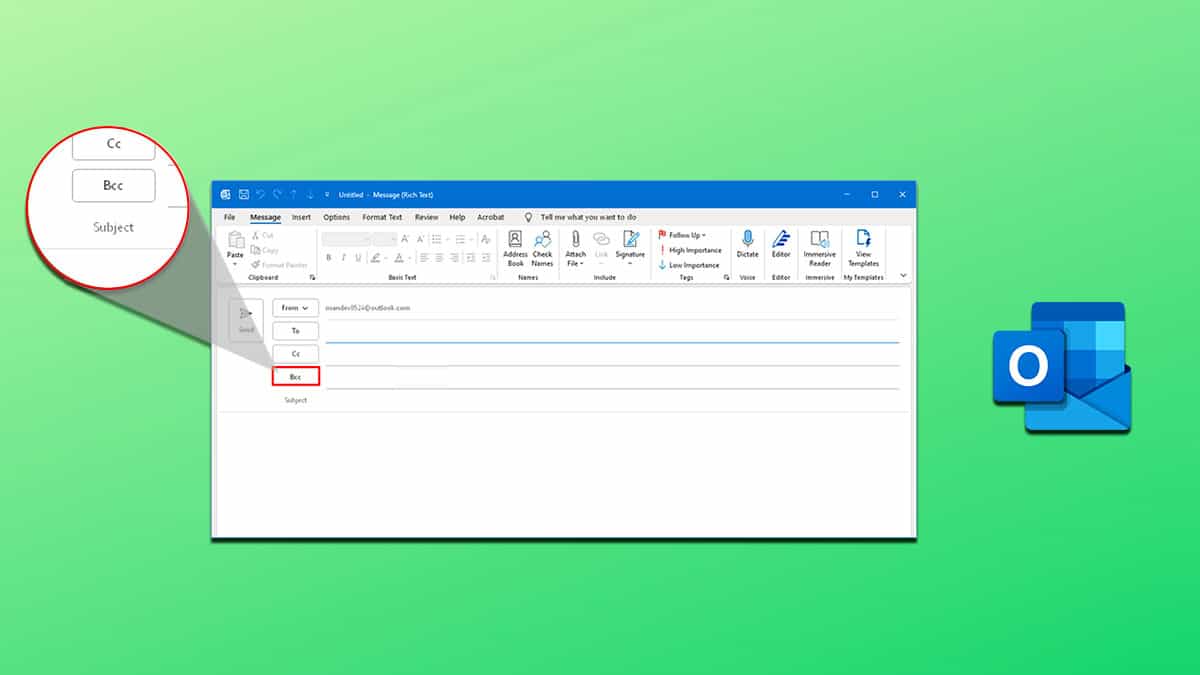 Bcc in Outlook—Complete Guide