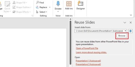 How to Copy Slides From One Powerpoint to Another