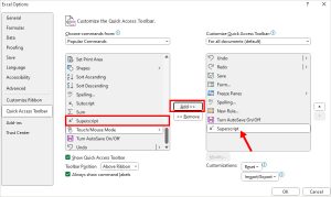 How to Add a Superscript in Excel