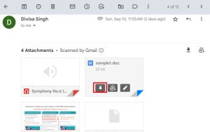 How to View an Attachment in Gmail