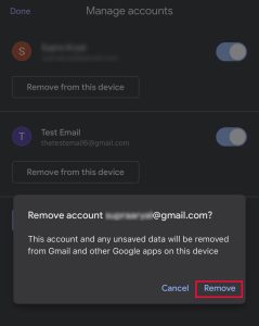 How to Delete Email Address From Gmail