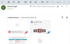 How to View an Attachment in Gmail