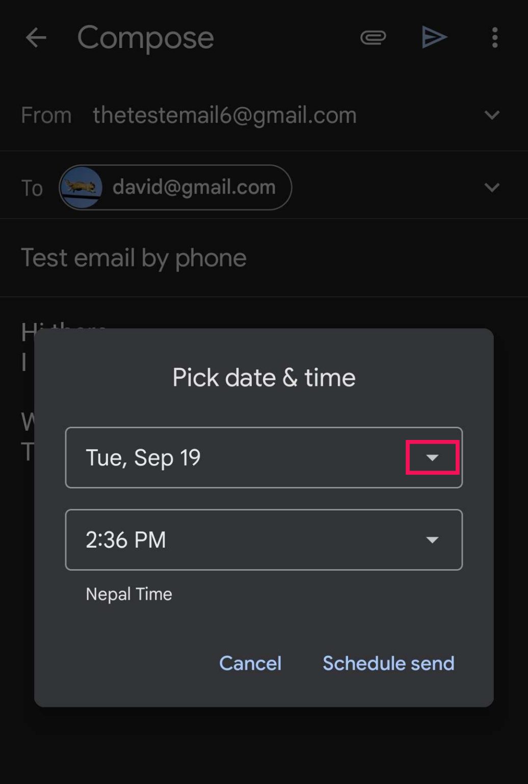 How to Send Email by Phone on Gmail