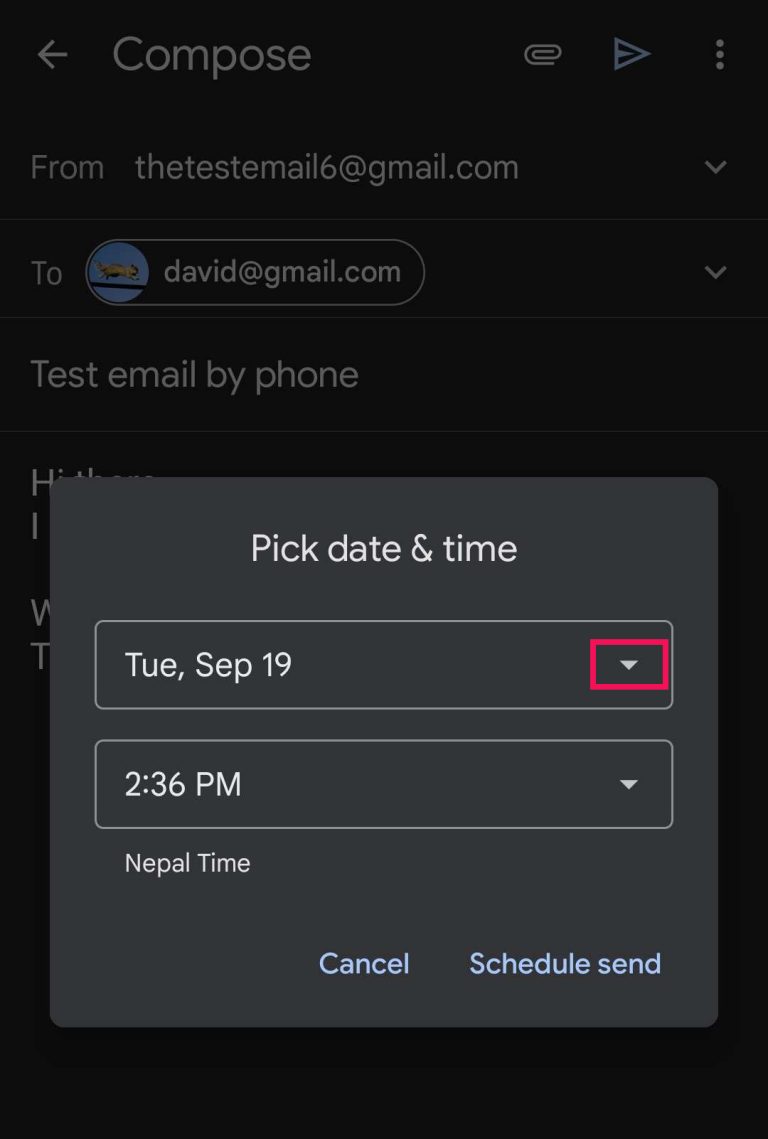How to Send Email by Phone on Gmail