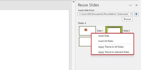 How to Copy Slides From One Powerpoint to Another